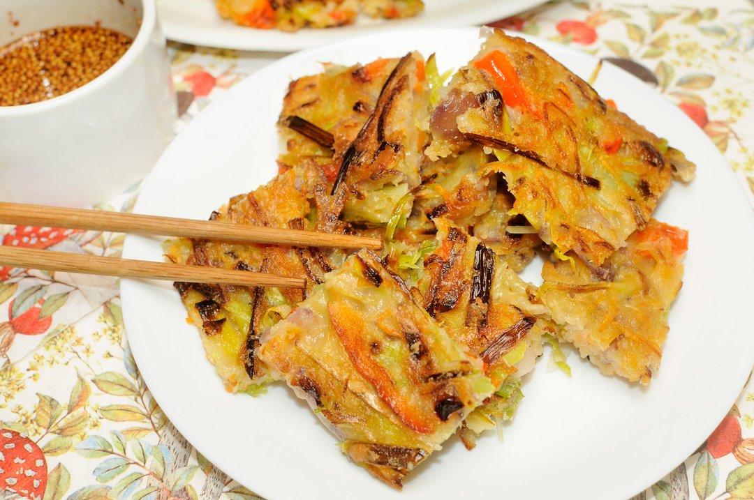 Yachaejeon korejská palačinka | Jíme Jinak