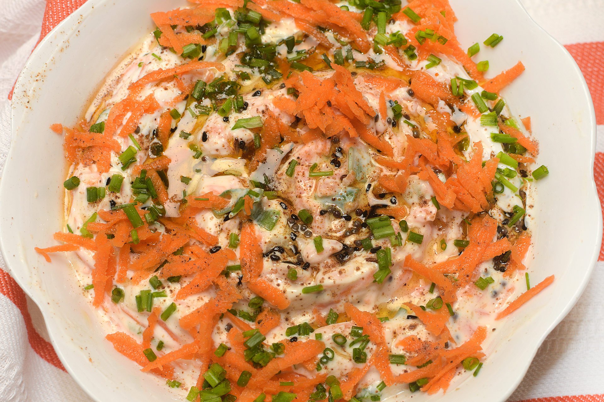 Mrkvová indická raita | Jíme Jinak