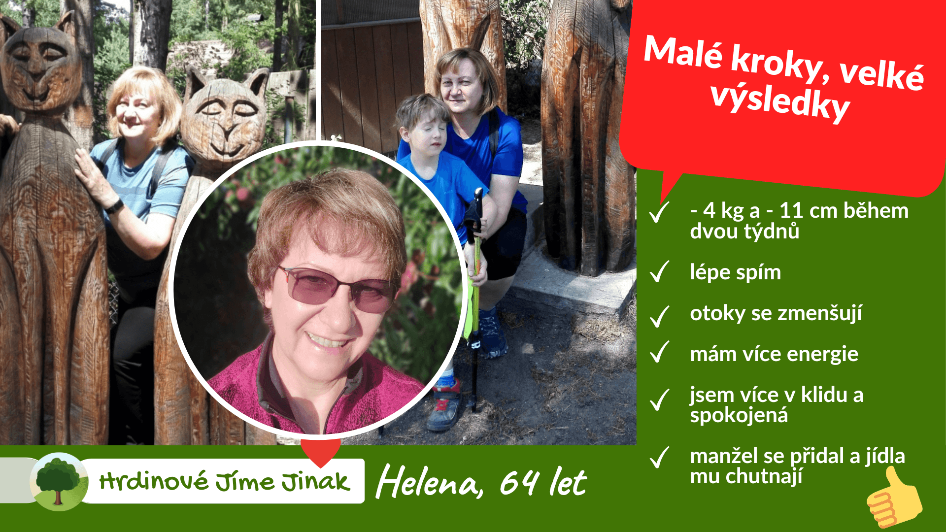 Od zoufalství k novému já (Helena, 64 let) | Jíme Jinak