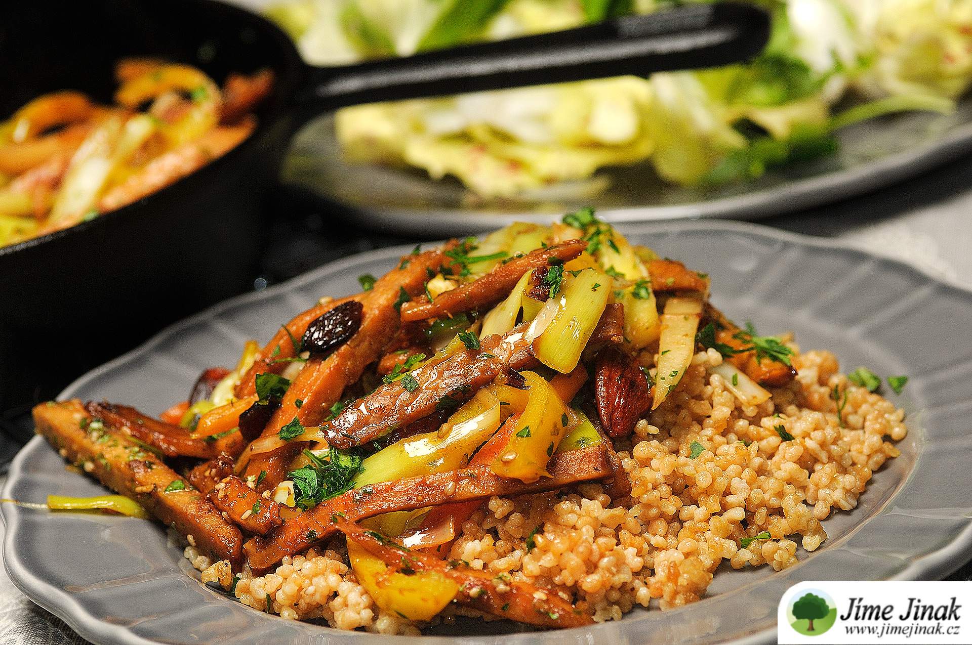 Palestinský Maftoul jinak | Jíme Jinak